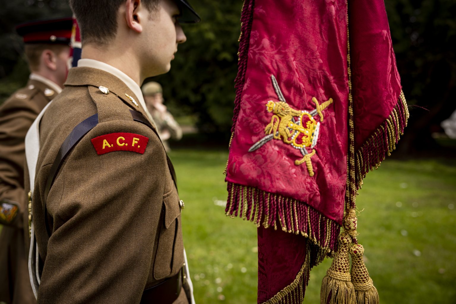 Army Cadets are Banner Bearers for the Coronation of HM King Charles ...