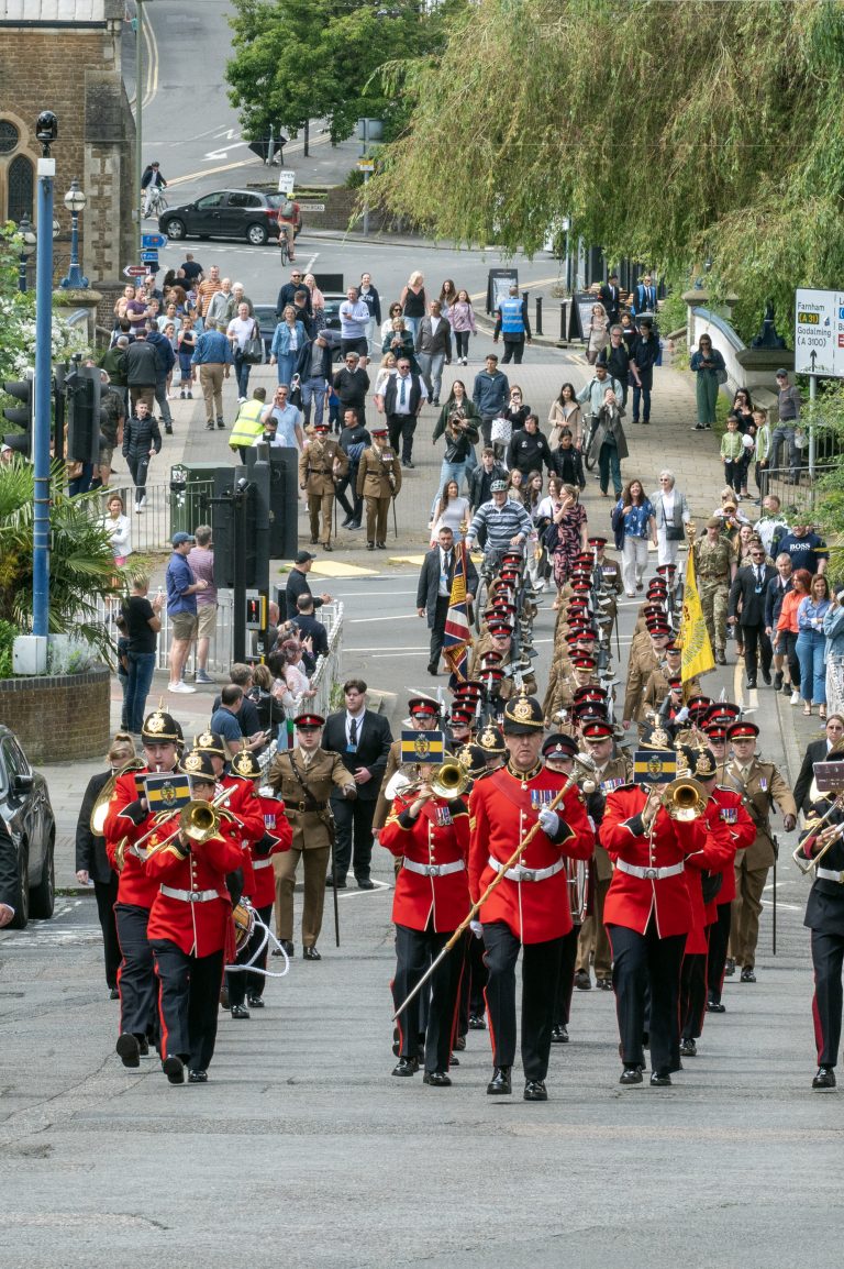 The Princess of Wales’s Royal Regiment Freedom Parade – South East RFCA